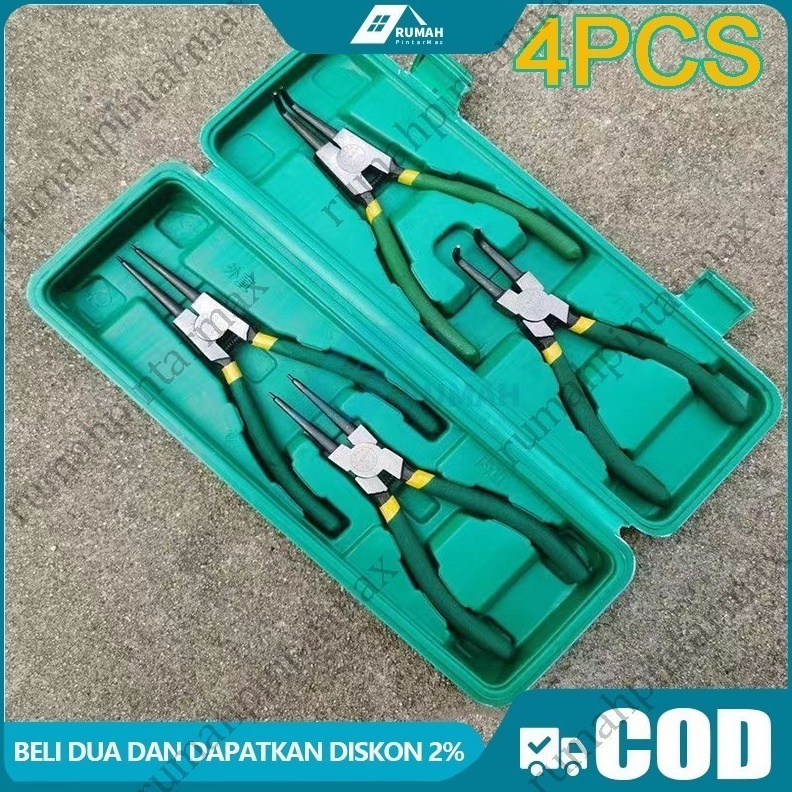 Jual 4 pcs Tang Circlip tang snap ring set 7 Inch Set Tang Circlip ...