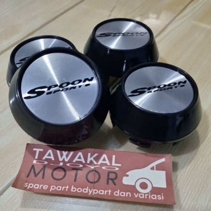 Jual tutup velg dop roda 6.5cm dop velg variasi kerucut hitam plat ...
