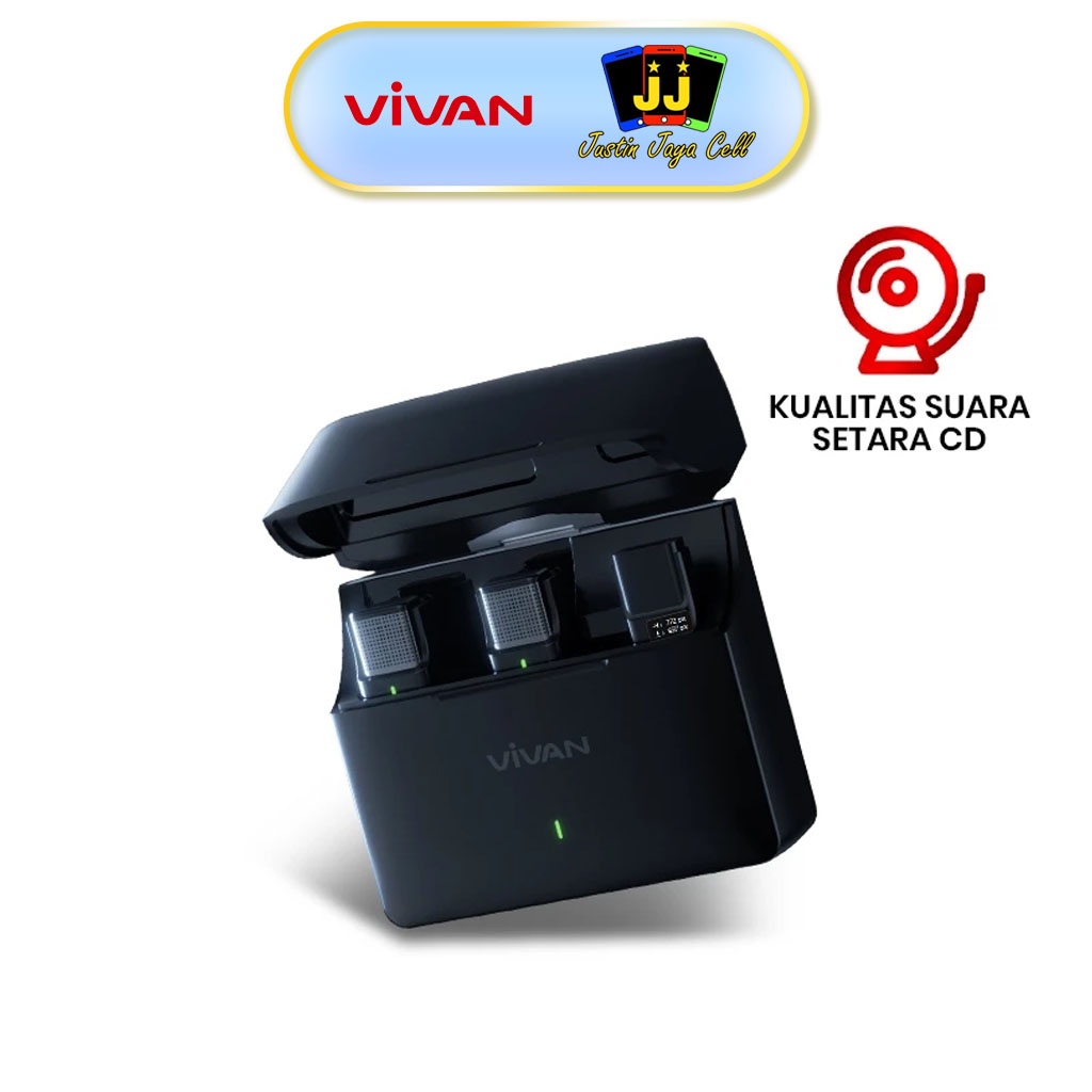 Jual VIVAN Wireless Dual Microphone VWA-V9 | High Quality Sound ...