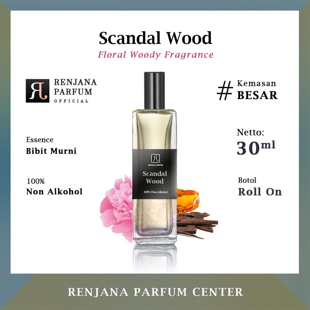 Jual Parfum Essence SCANDAL WOOD - Kemasan 30ml Roll On - Minyak Wangi ...