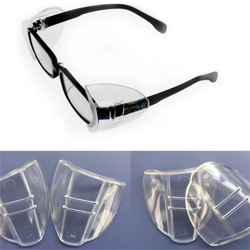 Jual 1Pasang Kacamata Baca Safety Pelindung Kaca Side Shield Safety ...