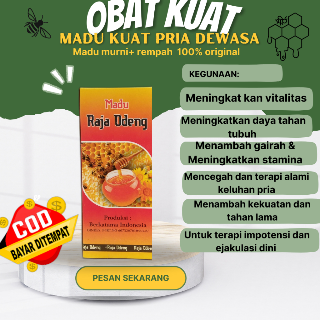 Jual Madu Raja Odeng Madu Kuat Obat Kuat Pria Tahan Lama Obat Herbal ...
