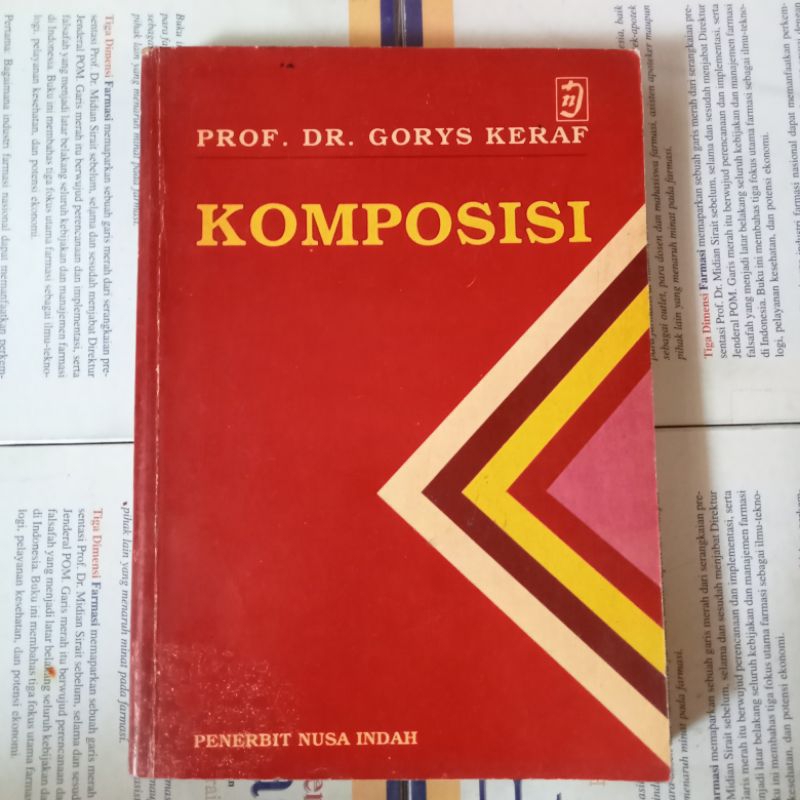 Jual KOMPOSISI SEBUAH PENGANTAR KEMAHIRAN BAHASA dr gorys keraf ...