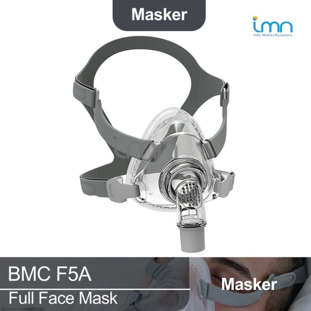 Jual BMC F5A Full Face Mask - Masker untuk CPAP / BiPAP | Shopee Indonesia