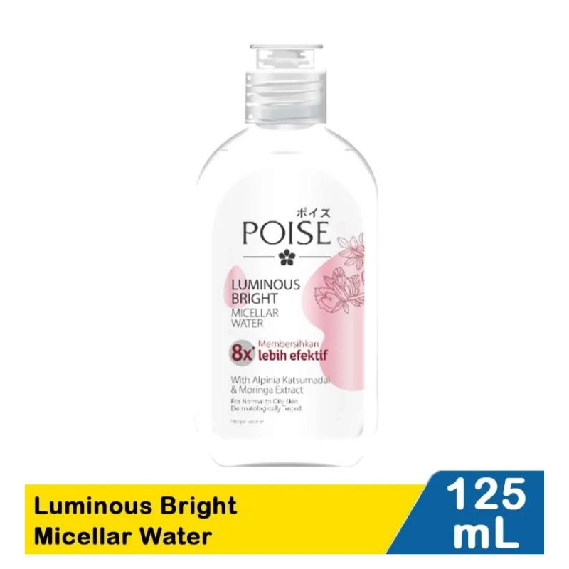 Jual Poise Luminous Bright Micellar Water 125ml | Shopee Indonesia