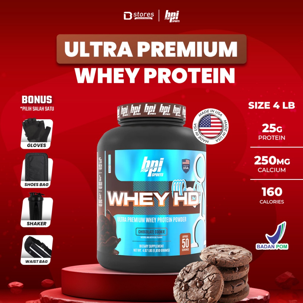 Jual BPI Sports Whey Protein HD 4 Lbs Bstores Suplemen Gym Otot ...