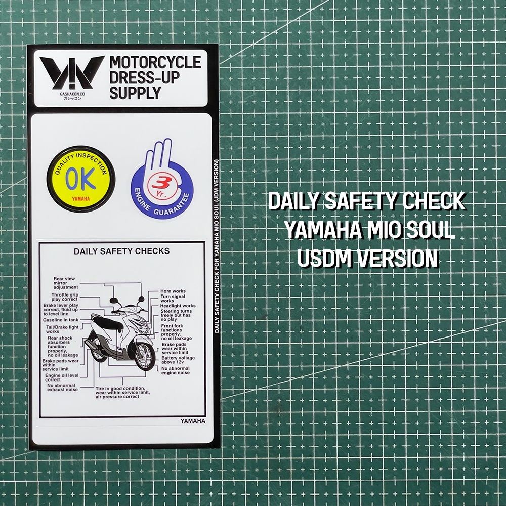 Jual Sticker detail/Warning Decals/Sticker Warning/Stiker pelengkap ...