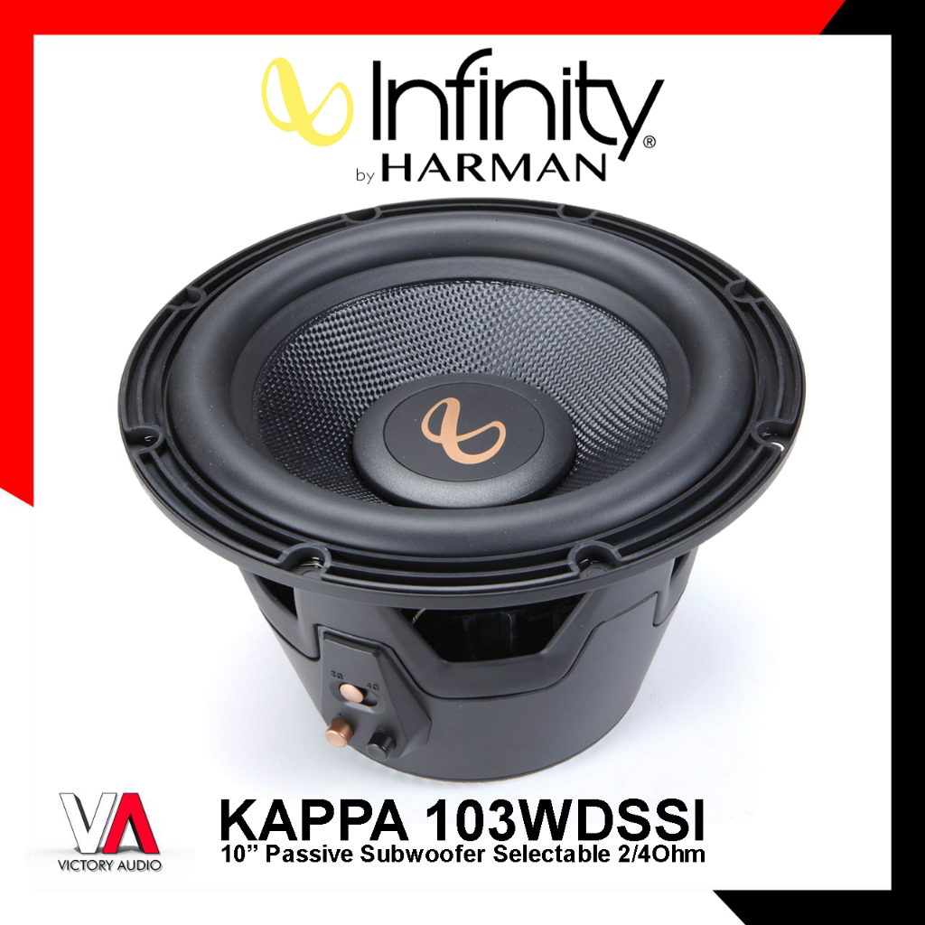 Jual Subwoofer Pasif Sound System Audio Mobil INFINITY KAPPA 103WDSSI ...