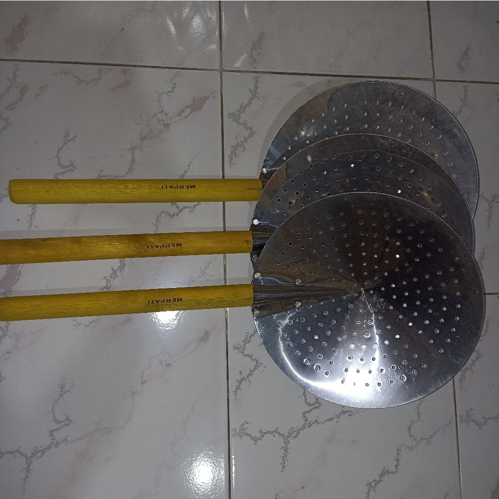 Jual SEROK STAINLESS BESAR MURAH TEBAL / PENIRIS GORENGAN / MERK ...