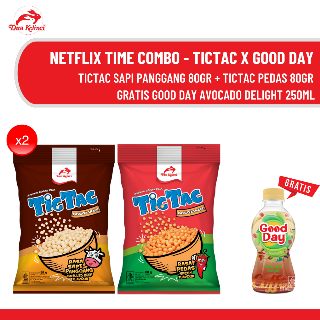 Jual NETFLIX TIME COMBO - TIC TAC X GOOD DAY | Shopee Indonesia