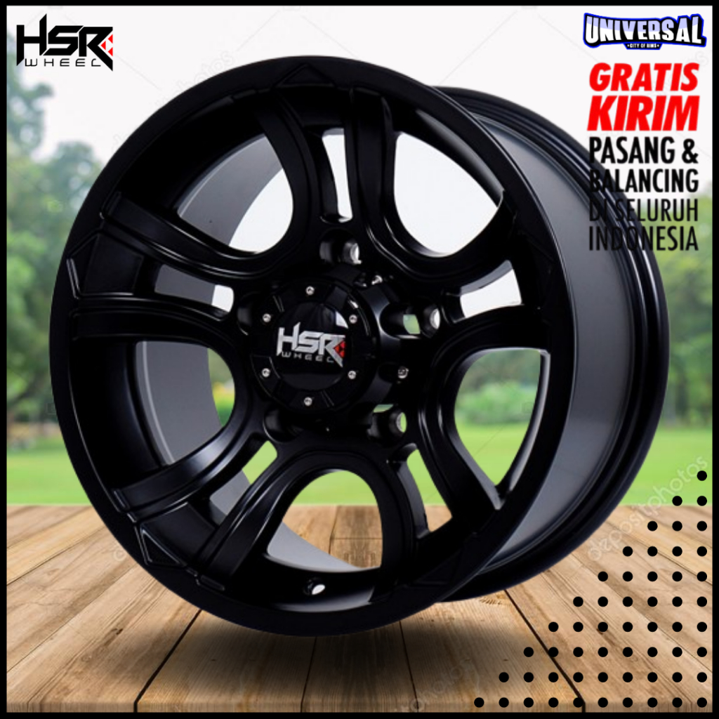 Jual VELG RACING R15 OFFROAD DITIPE HSR PEAK R15X8 H5X139 BUAT FEROZA ...