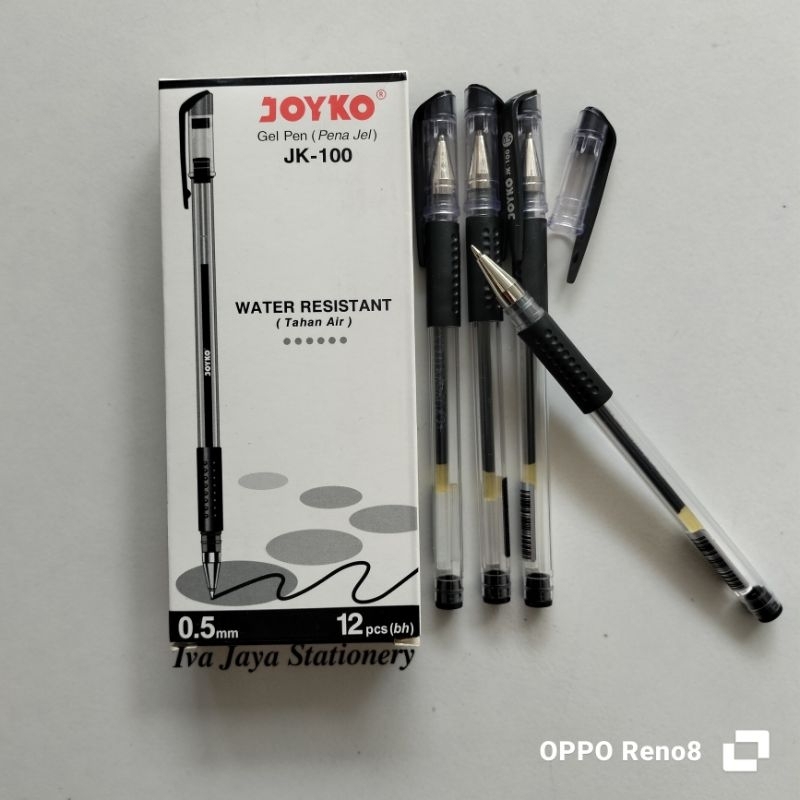 Jual Pulpen Joyko Gel JK 100 Tinta Hitam 0,5mm | Shopee Indonesia