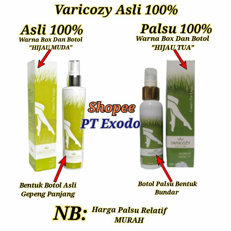 Jual VARICOZY obat Varises asli 100% cream varicozy herbal terbaik BPOM ...