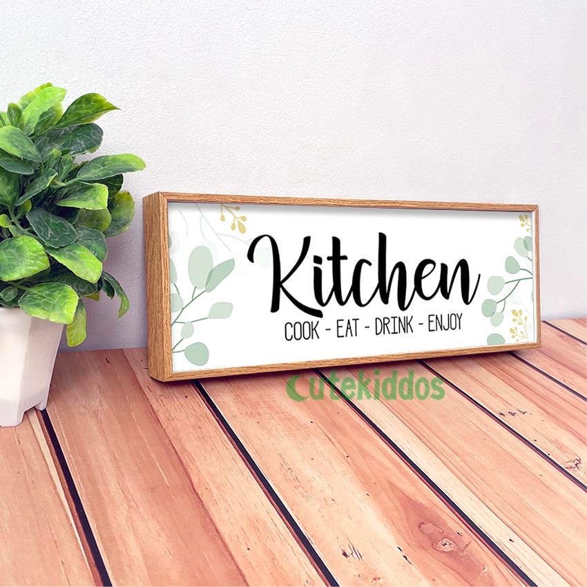 Jual Hiasan Dinding Dekorasi Dapur Kitchen Room Sign Papan Tanda ...