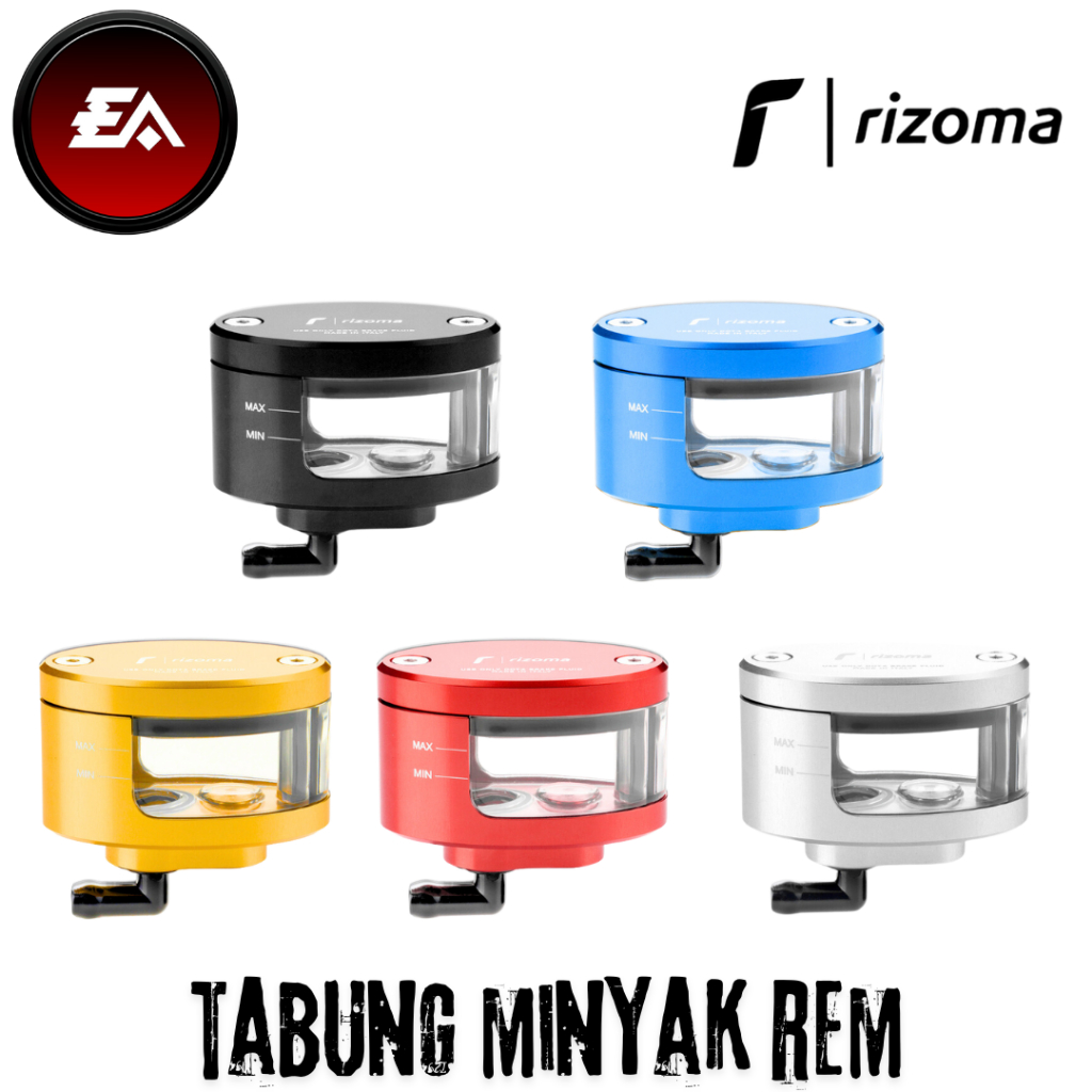 Jual Rizoma Tabung Minyak Rem Fluid Tank Motor Oval FULL CNC Universal ...