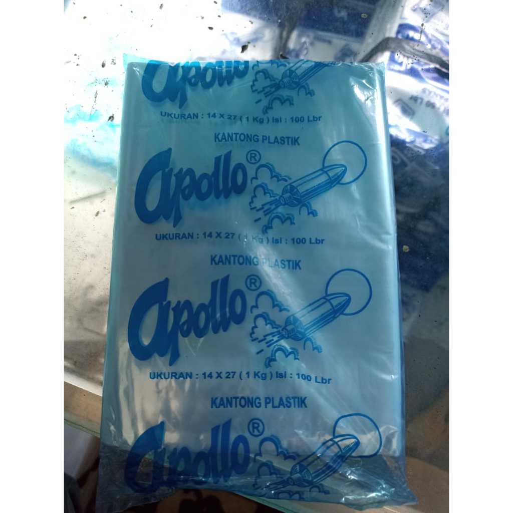 Jual Kantong Plastik PP 1 Kg Apollo Biru | Shopee Indonesia