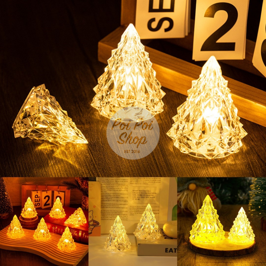 Jual Lampu LED Pohon Natal Mini Lamp Christmas Hiasan Dekorasi Ornamen ...