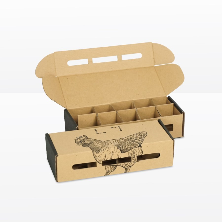 Jual (25pcs) Box Tray Telur Ayam Isi 10 Kardus Packaging Ayam Dus Telur ...