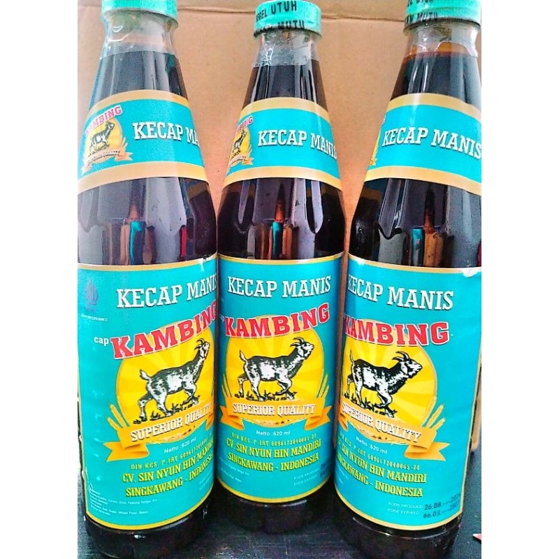 Jual kecap manis cap kambing produk sin nyun hin Singkawang Kalbar ...