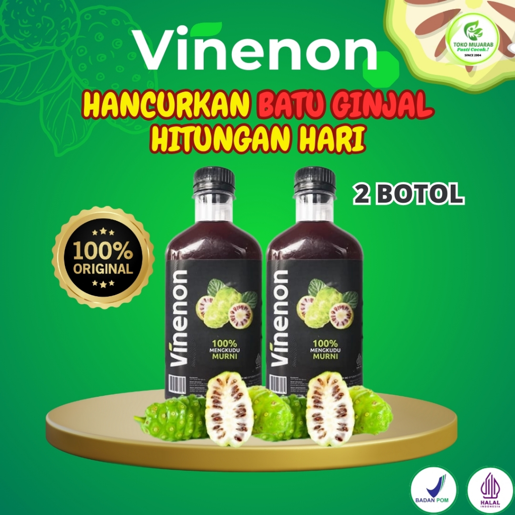 Jual VINENON Cuka Mengkudu Murni untuk meng Hancurkan Batu Ginjal ...