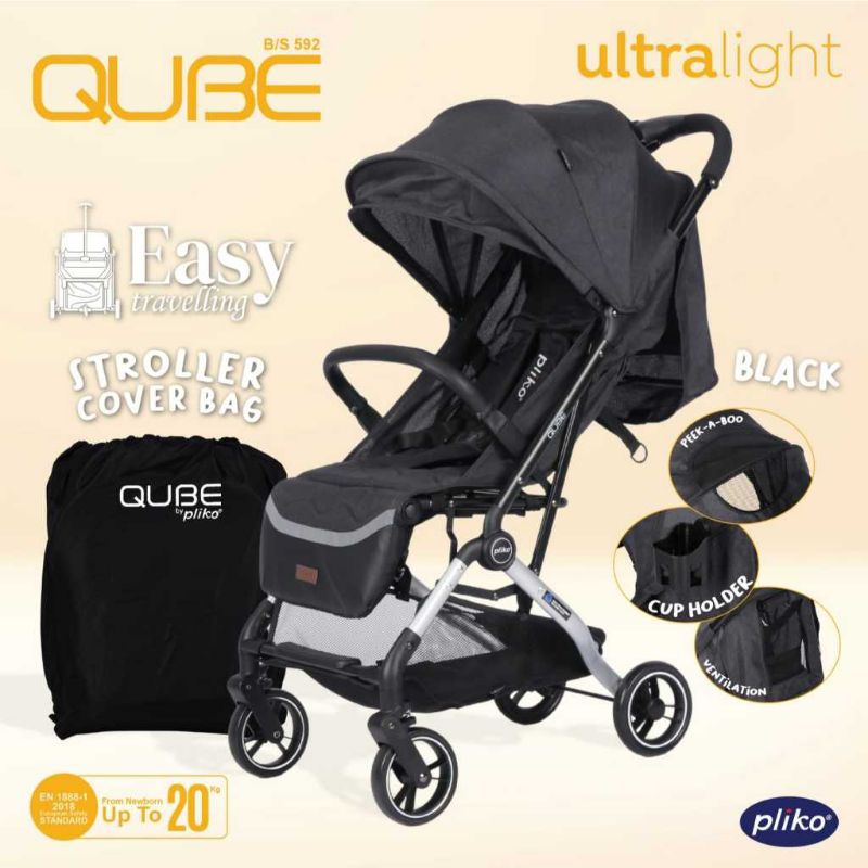 Jual Stroller Pliko Qube BS592 kereta dorong bayi | Shopee Indonesia