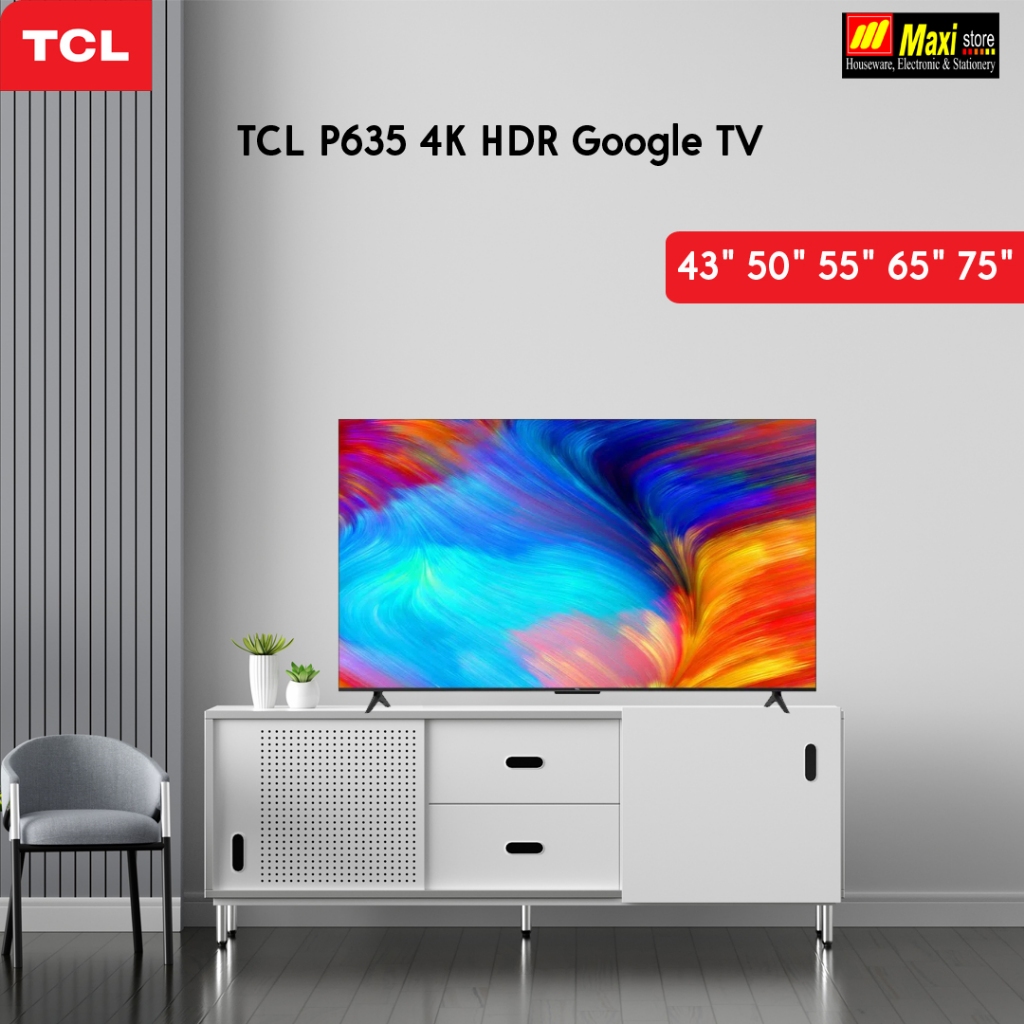 Jual TCL P635 LED 43 Inch 4K UHD Google Smart TV - Garansi Resmi ...