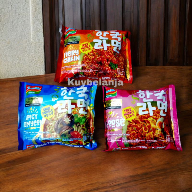 Jual INDOMIE Mie Instant Korean Ramyeon Fiery Chikin 94g / Fried Noodle / K-rose / spicy Ramyeon ...