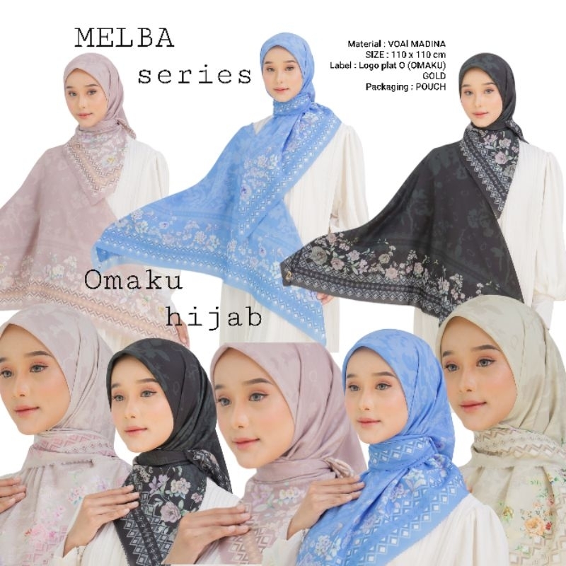 Jual Omaku hijab MELBA SERIES Brand lokal | Shopee Indonesia