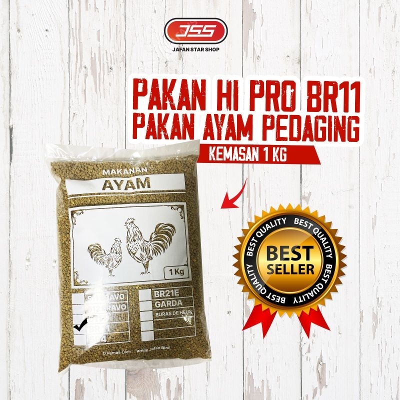 Jual BR11 Crumble Pakan Ayam Ras Pedaging HI PRO VITE (1 kg) KEMASAN ...