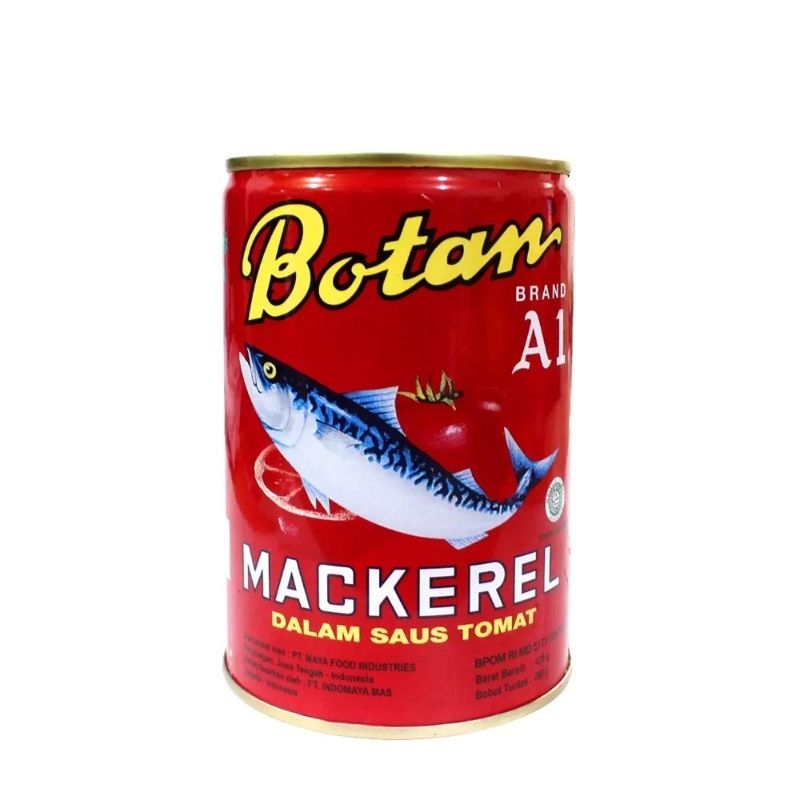 Jual botan 425gr saus tomat mackerel sardines sarden | Shopee Indonesia