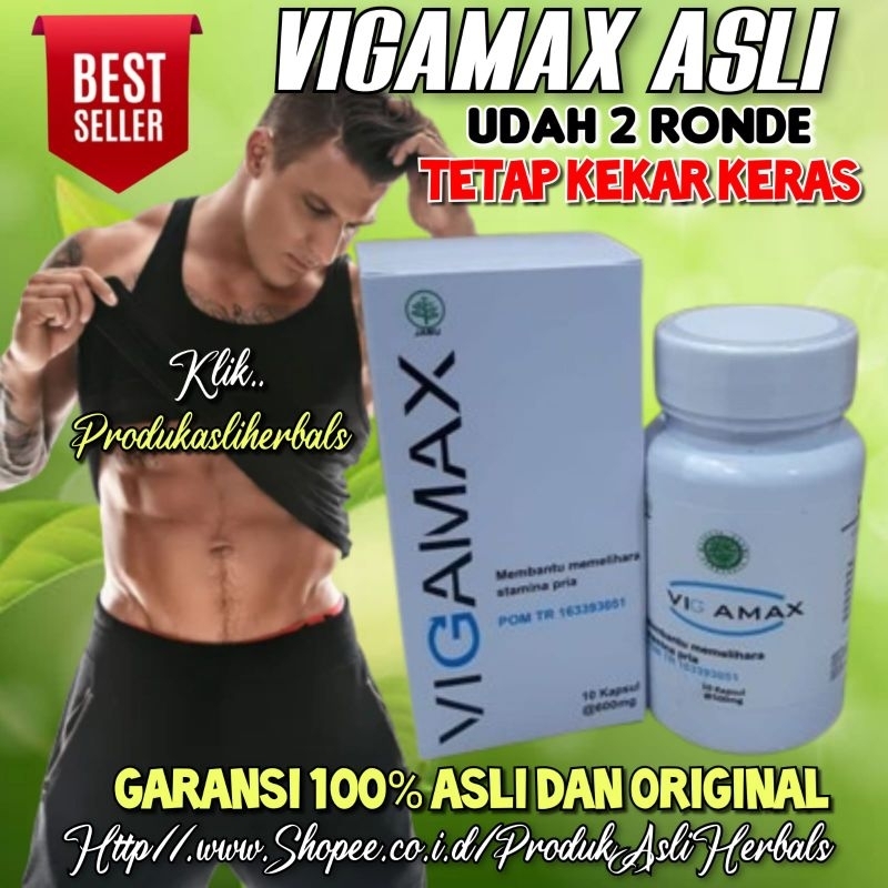 Jual VIGAMAX ASLI ORIGINAL SUPLEMEN PRIA | Shopee Indonesia