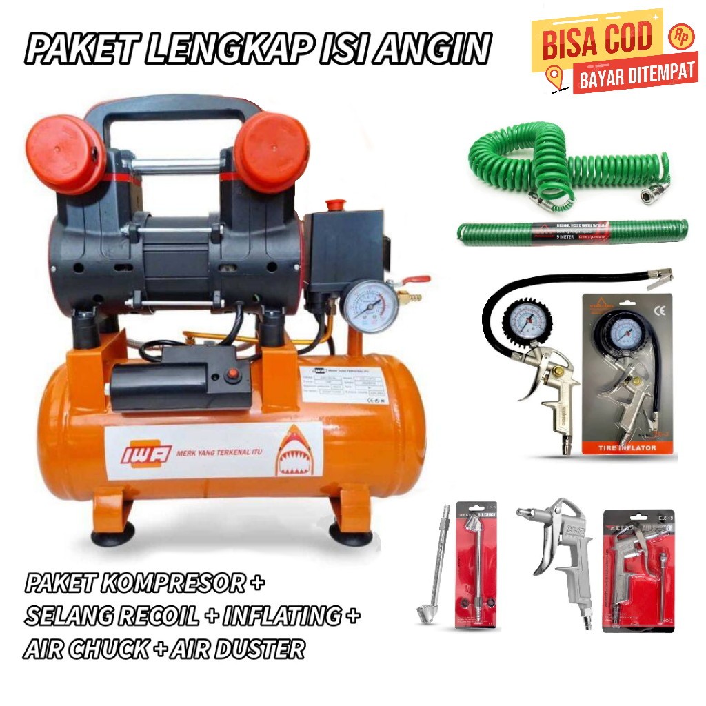 Jual Kompresor Morris 1 hp Air Compressor Morris 1hp 24 liter 750watt ...