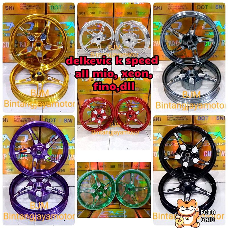 Jual Velg Delkevic K SPEED Mio Lama Sporty Smile Soul GT J Fino M3 Z ...