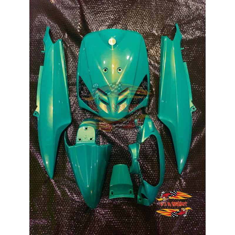 Jual Cover full body halus yamaha mio sporty warna aliens green (hijau ...