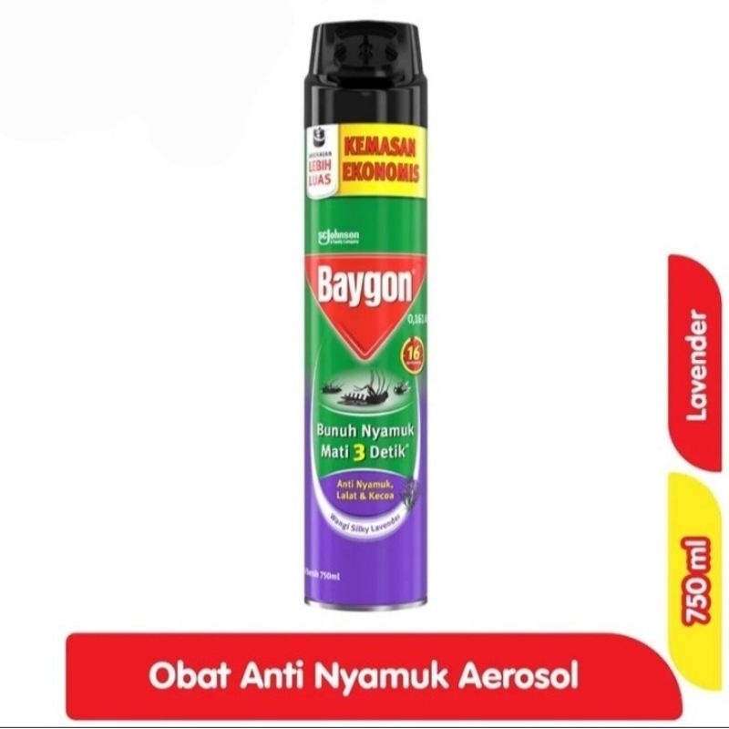Jual Baygon Aerosol 750ml Citrus Fresh // Baygon Semprot 750ml wangi ...