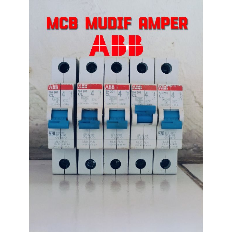 Jual MCB Abb model baru mudif Amper anti jeglek | Shopee Indonesia