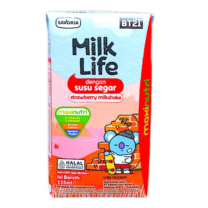 Jual Susu UHT MILK LIFE 115 ml 1 DUS Milklife Susu - Beli Banyak ...