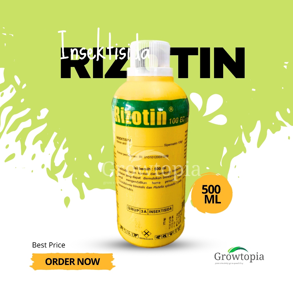 Jual INSEKTISIDA RIZOTIN 500ML PENGENDALI HAMA TANAMAN | Shopee Indonesia