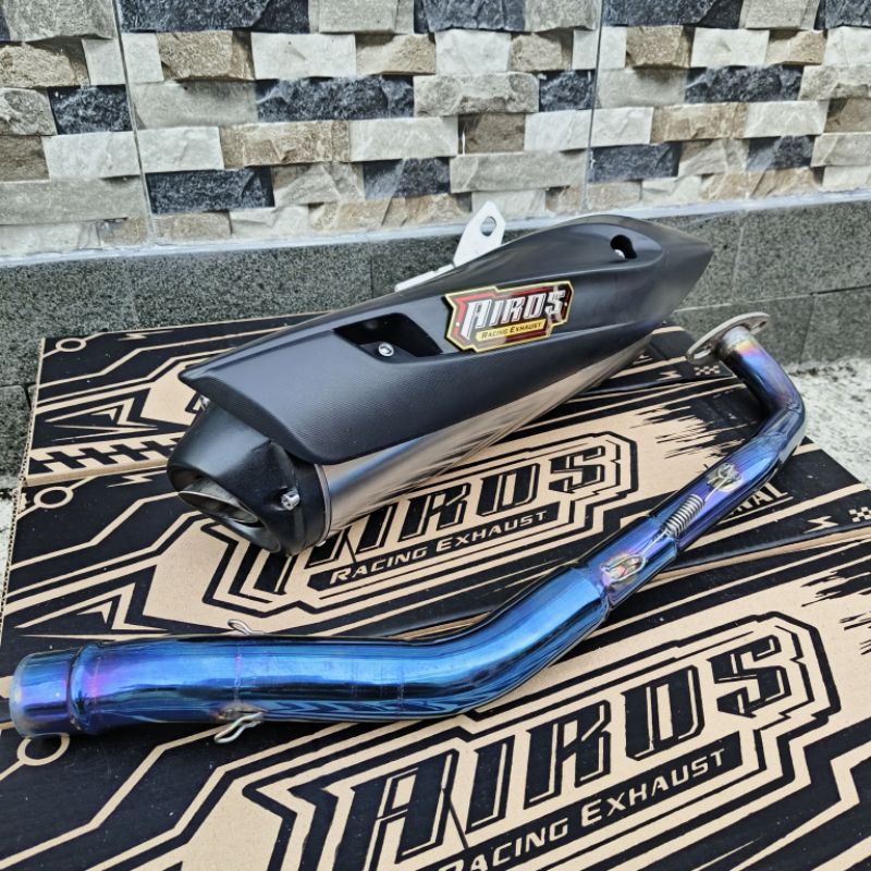 Jual Knalpot Rob1 Airos Standar Racing Nmax Aerox Vario 150 160 125 PCX ...