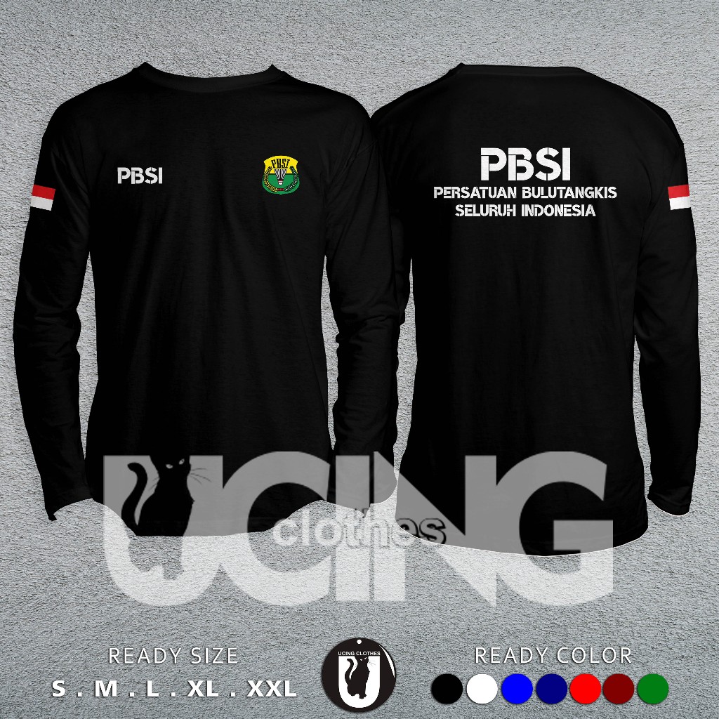 Jual Kaos Baju PBSI Persatuan Bulutangkis Seluruh Indonesia Lengan ...