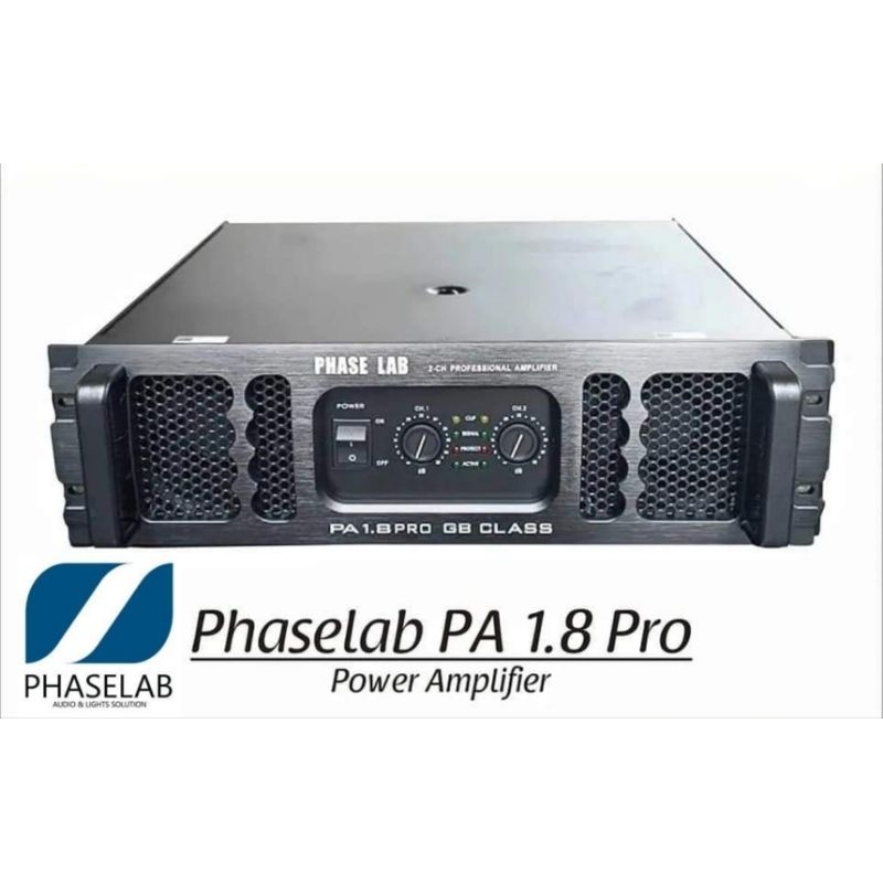 Jual POWER AMPLIFIER PHASE LAB PA1.8 PRO CLASS GB | Shopee Indonesia