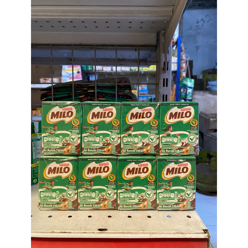 Jual Susu Milo Ukuran Mini Rasa Milo Termurah 4 x 110ml | Shopee Indonesia