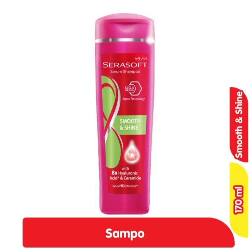 Jual Serasoft Serum Sampo Smooth & Shine Botol 170 ml | Shopee Indonesia
