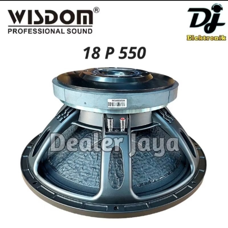Jual Speaker Komponen Wisdom L18P550 (18 inch) | Shopee Indonesia