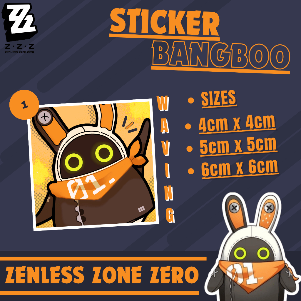 Jual GAME • STICKER Bangboo Zenless Zone Zero - ZZZ| 《 Bangboo ...