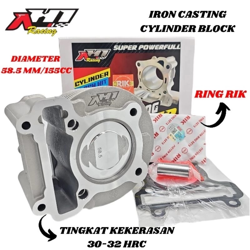 Jual BORING BLOCK BLOK SEHER BORE UP 54 MM 58.5 MM MIO KARBU SMILE MIO SPORTY MIO SOUL FINO ...