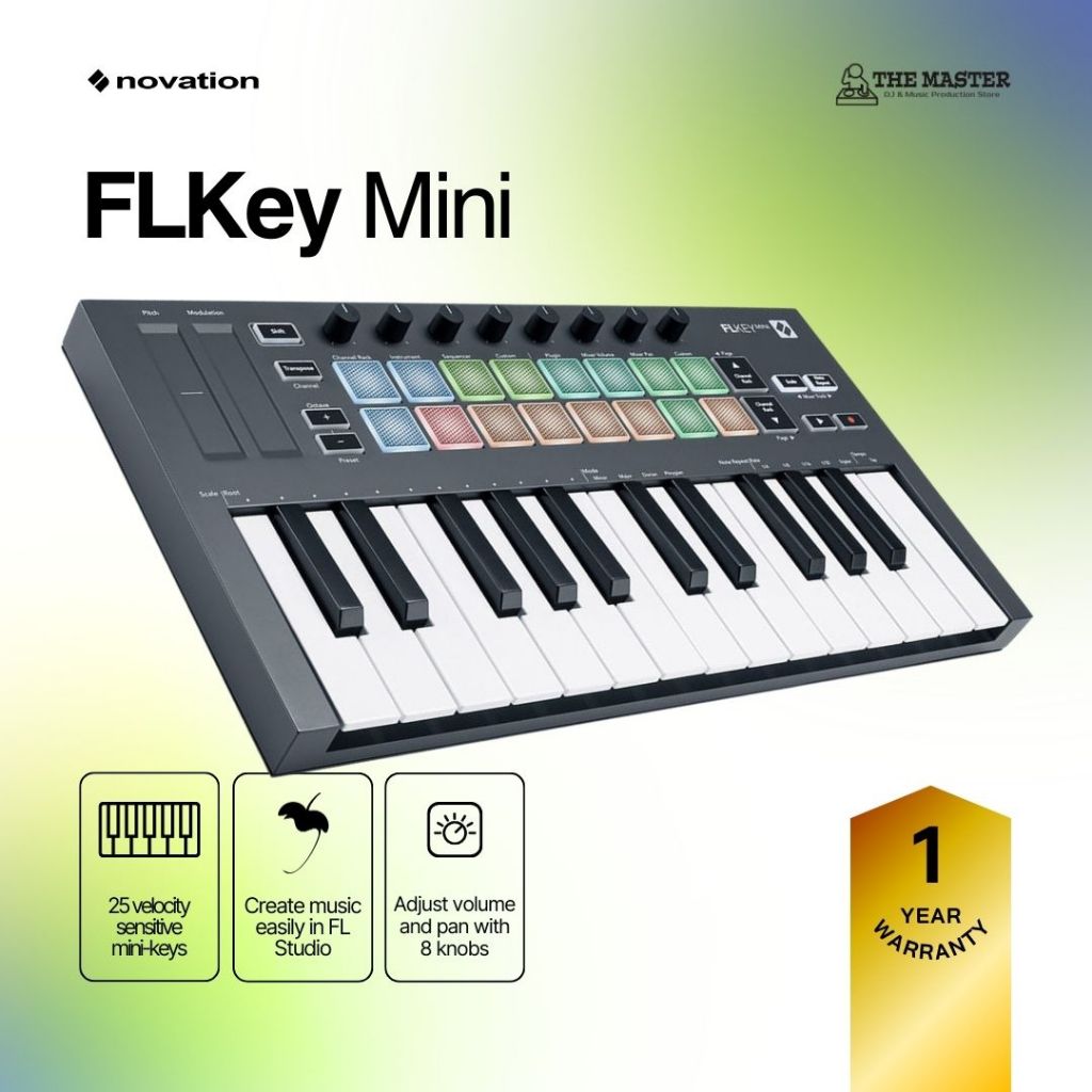 Jual [Ready Stock] Novation FLKey Mini USB Keyboard Midi Controller for FL Studio | Shopee Indonesia