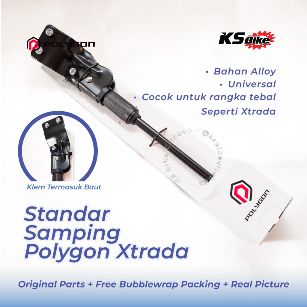 Jual Standar Samping Polygon 27.5 Xtrada Kickstand Clamp Jagang Frame ...