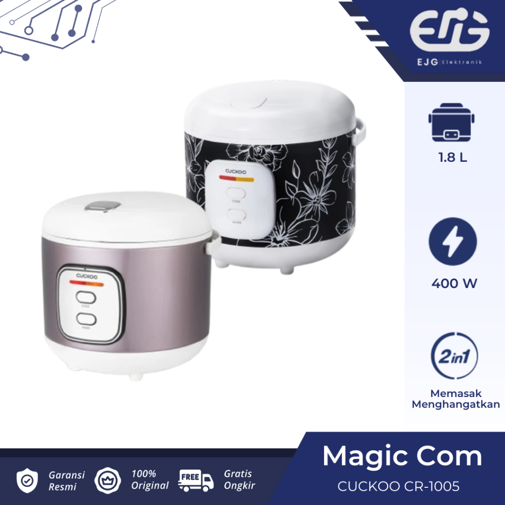 Jual Cuckoo Low Watt Mechanical Magic Com CR 1005 Rice Cooker 1.8 L ...