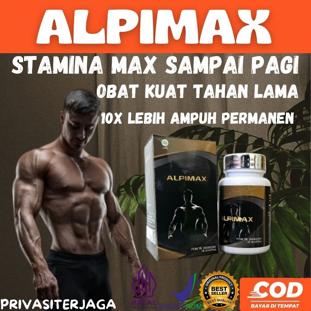 Jual Alpimax Obat Kuat Kapsul Herbal Original 100% Bpom Paling Ampuh ...